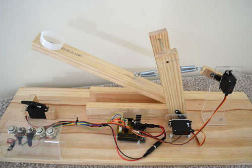Electronic Table Top Catapult | Hackaday