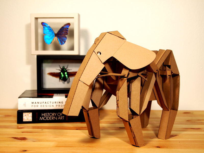 Cardboard Kinetic Creatures | Hackaday
