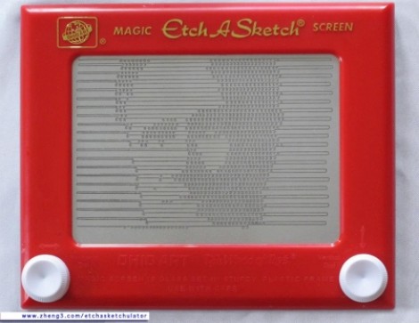 Your Mug On An Etch A Sketch — Automatically | Hackaday