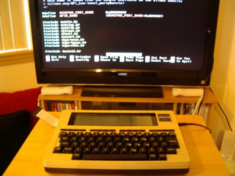 Raspberry Pi Finds Itself Inside A TRS-80 Model 100 | Hackaday