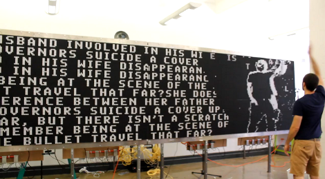 Flip-dot Display Is An Advertising Experience We Can Get Behind | Hackaday