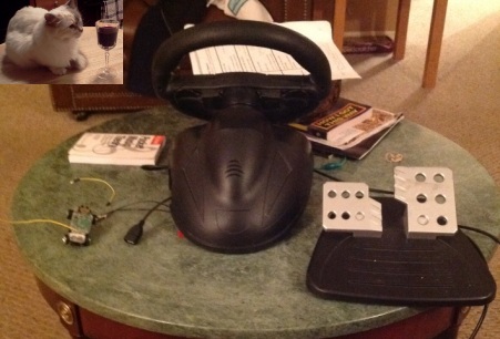 Arcade Racing Wheel Controller Arduino Logic Rc Remote Controll Cat ...