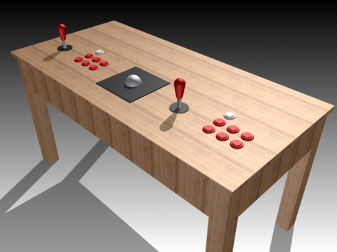 A Wireless MAME Coffee Table Controller | Hackaday