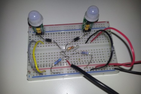 Dual PIR Photo Trigger By Crossing The Streams | Hackaday
