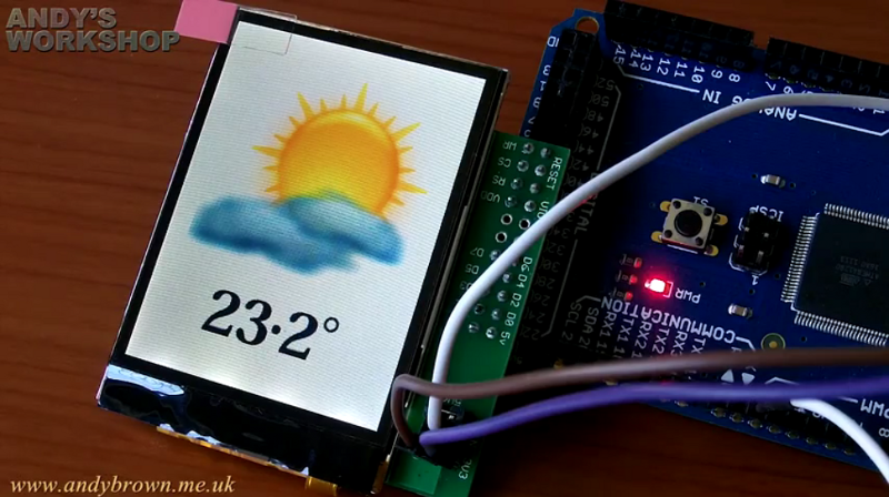 Tft With Arduino Hackaday 