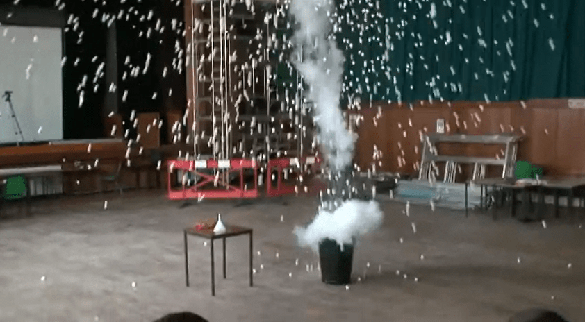 Dropping The Nitrogen Bomb In Science Class | Hackaday
