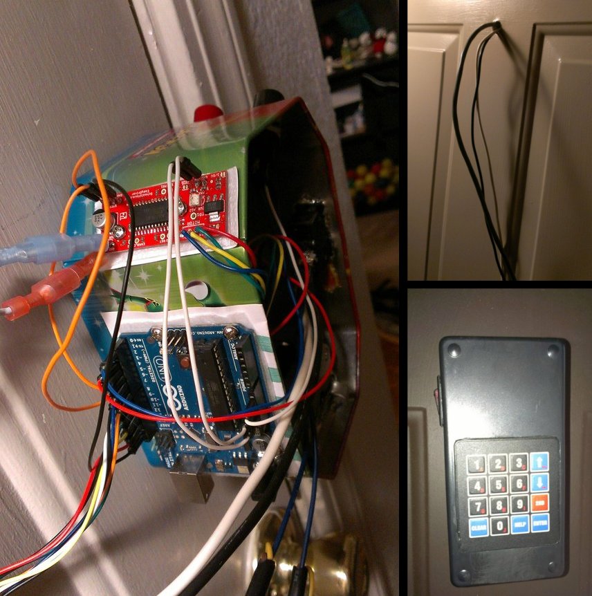 Key Code Door Lock Won’t Endanger Your Security Deposit | Hackaday
