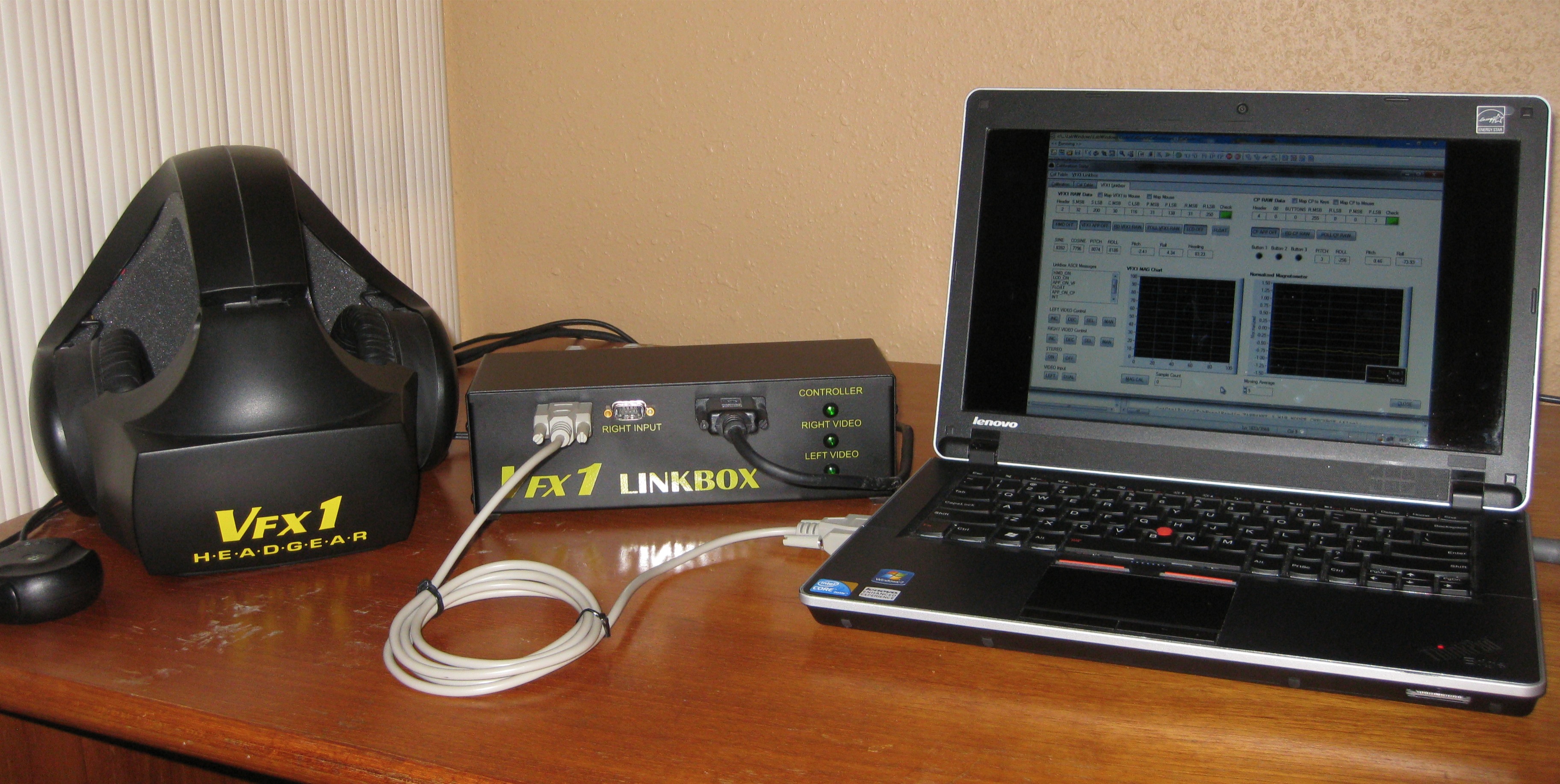 VFX1 Virtual Reality Headset LinkBox | Hackaday