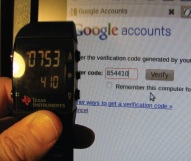 Token Authentication For Gmail Using A EZ430 Chronos Watch | Hackaday