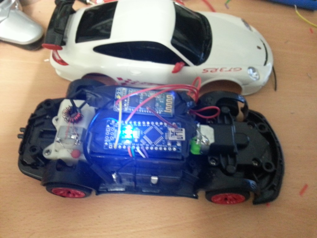 RC Car Upgraded To Bluetooth Control | Hackaday