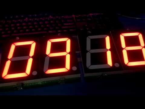 4″ Seven Segment Displays Make A Fine Scoreboard | Hackaday