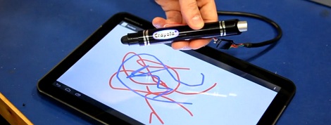 Digital Marker Communicates With Touch Screen | Hackaday