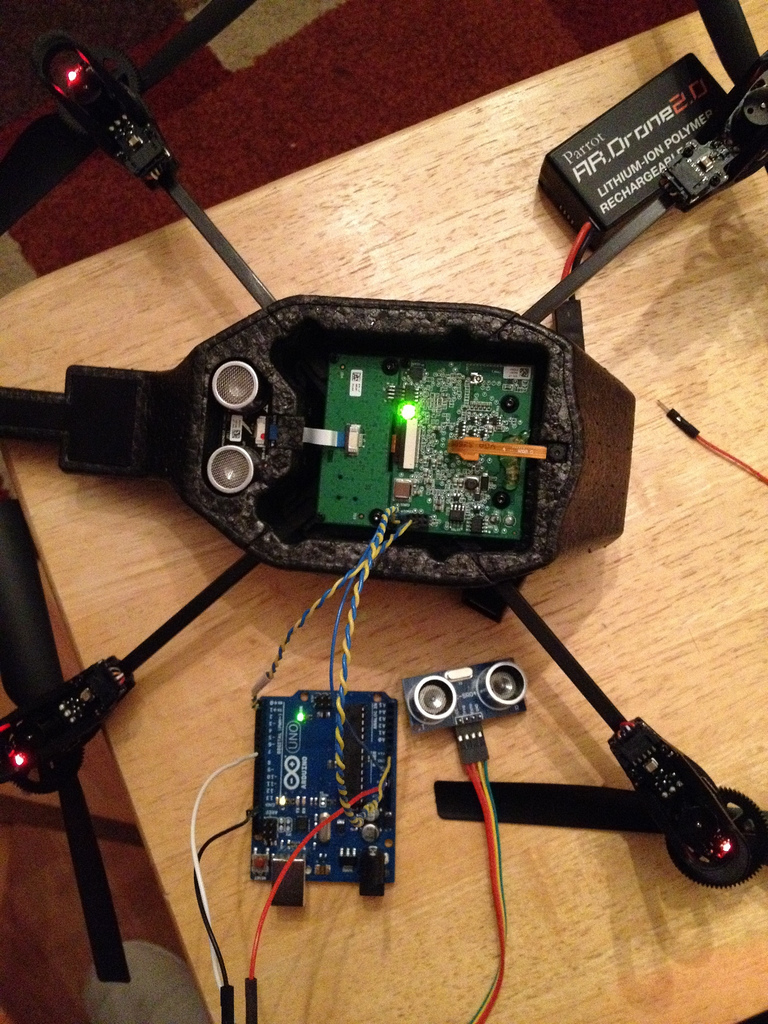 Adding Node.js Based Sensors To The Parrot AR Drone | Hackaday