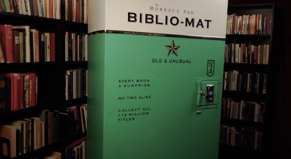 Bilbio-mat Is An Awesome Yet Simple Used Book Vending Machine | Hackaday