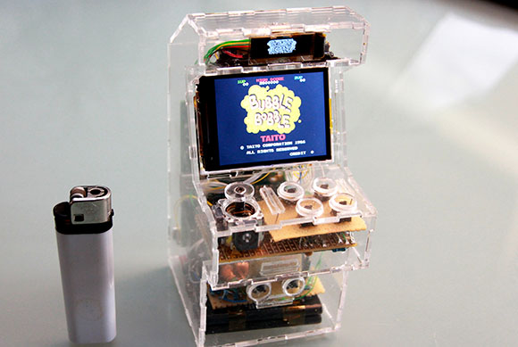 Tiny MAME Cabinet Built From Raspberry Pi | Hackaday