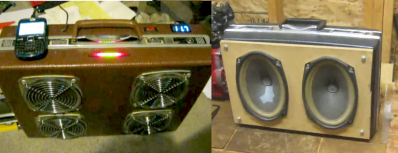 A Pair Of Briefcase Boombox Builds | Hackaday