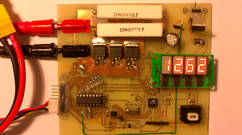 LiPo Internal Resistance Measurement Tool | Hackaday