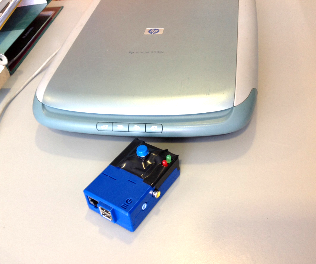 One Button Scan To Email Using Raspberry Pi Hackaday