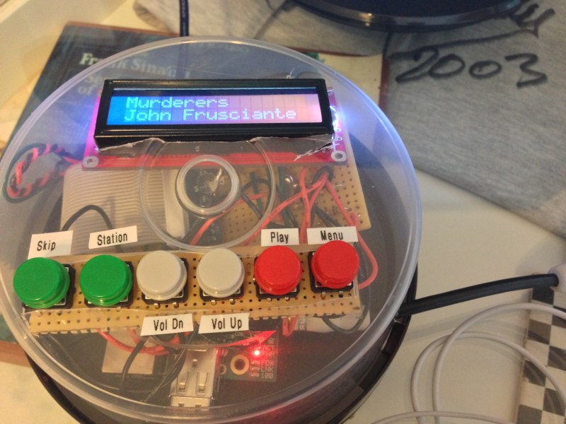 Dedicated Pandora Player Plus AirPlay Built Around The Raspberry Pi | Hackaday