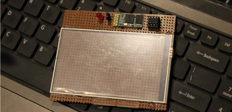 A Bluetooth Trackpad From A Resistive Touchscreen | Hackaday