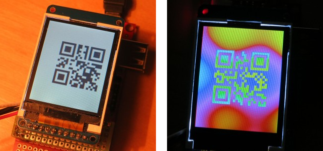 LCD-based QR Clock | Hackaday LCD-based QR Clock | Hackaday