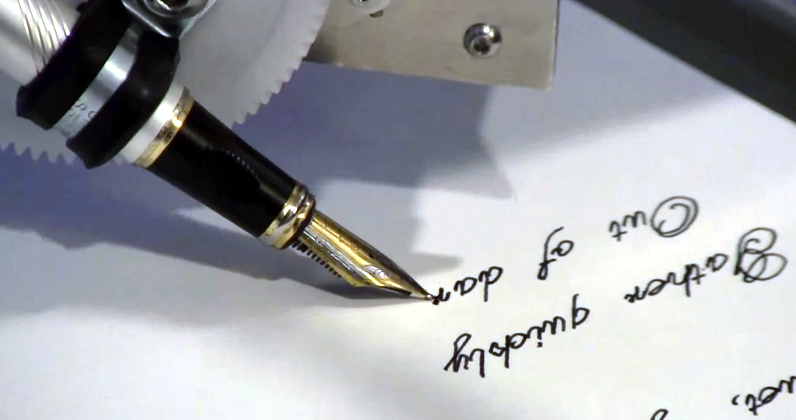 Handwriting Suck? Build A Machine To Do It For You | Hackaday