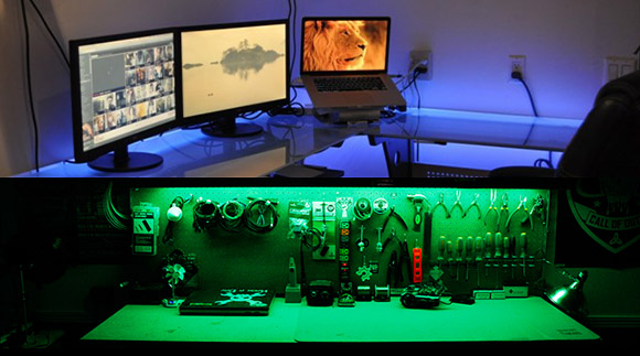 Lighting Up A Workspace Twofer | Hackaday