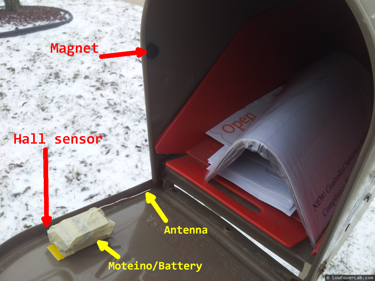 Mailbox Notifier Texts When The Letter Carrier Arrives | Hackaday