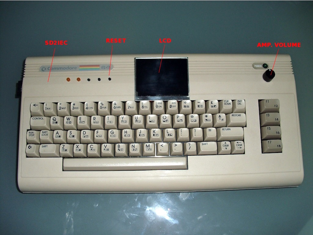 Making A Commodore 64 Portable Hackaday 9597