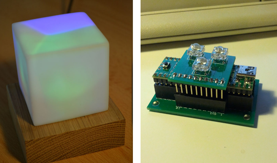 Mood Lamp/notifier Uses Neat Modular PCB Design | Hackaday