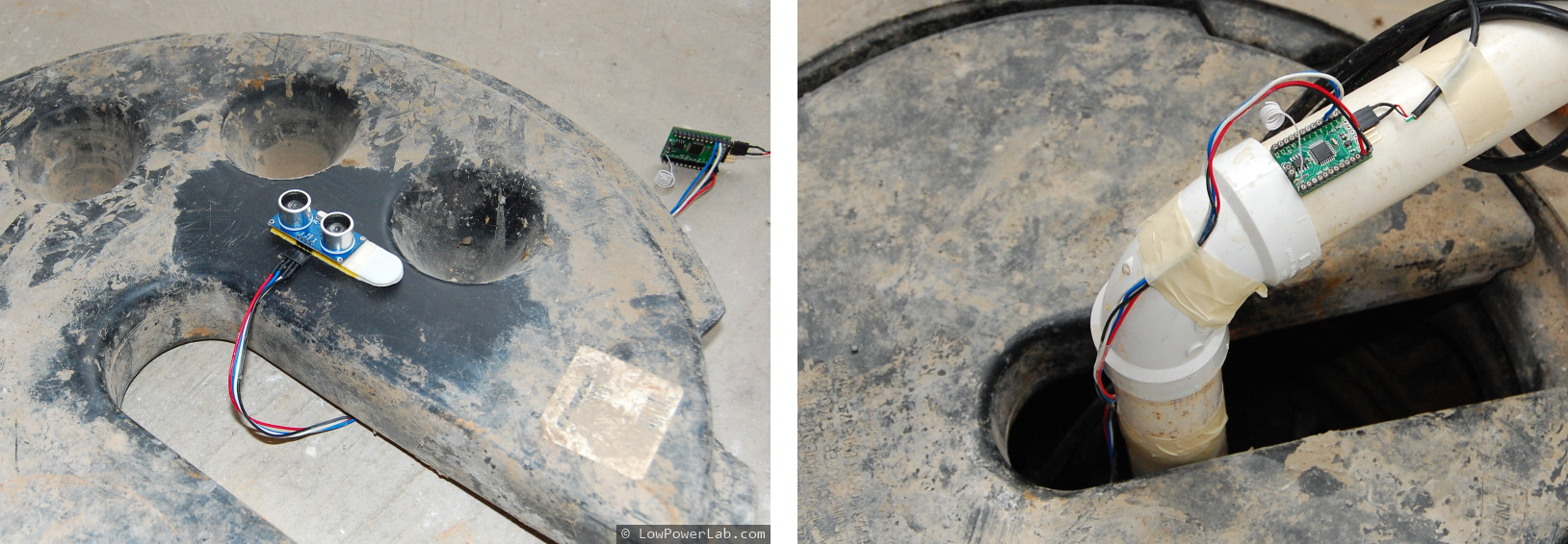 Sump Pump Alarm Sends Text Message As Water Rises | Hackaday