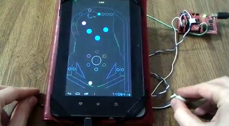 External Pinball Controls For An Android Tablet | Hackaday