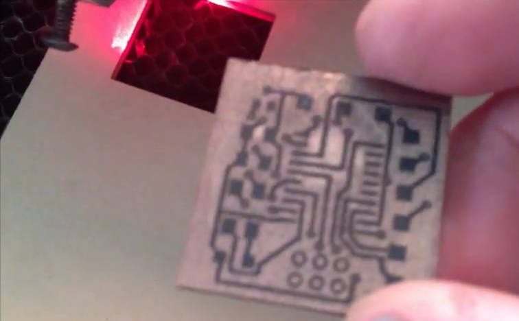 Laser Cutter Helps Make Dual Sided PCBs | Hackaday