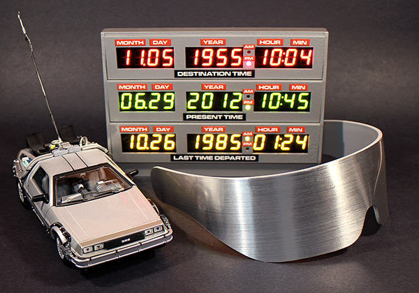 Adafruit Builds The Back To The Future Time Circuit Display | Hackaday