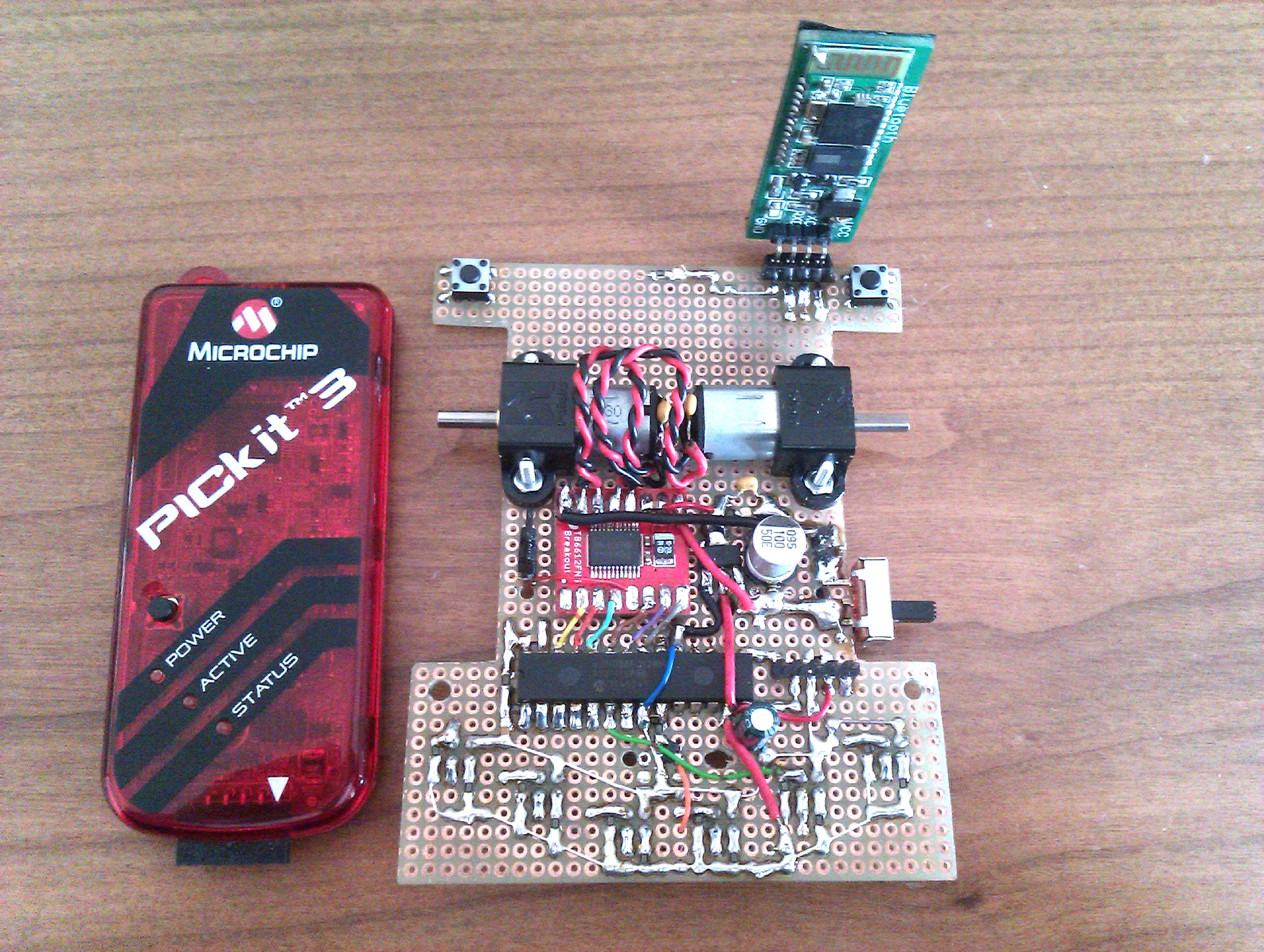 Protoboard Line Following Robot | Hackaday