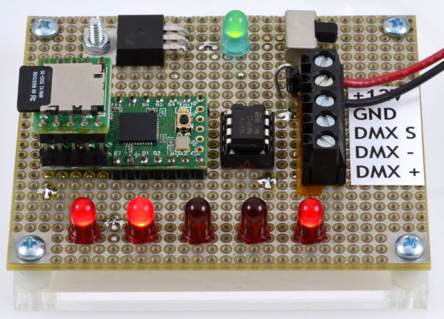Embedded DMX Controller For Burning Man | Hackaday