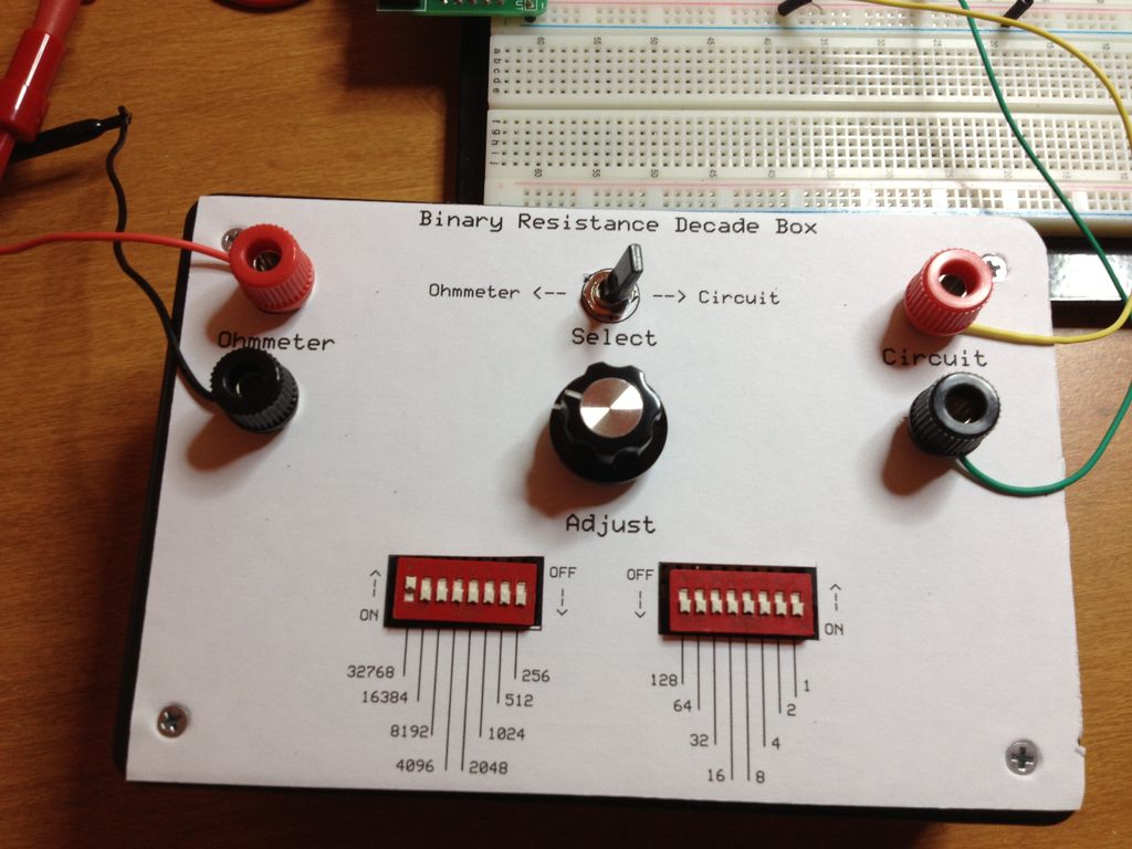 Resistance Decade Box Using DIP Switches | Hackaday