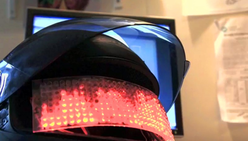 Homemade LED Helmet | Hackaday