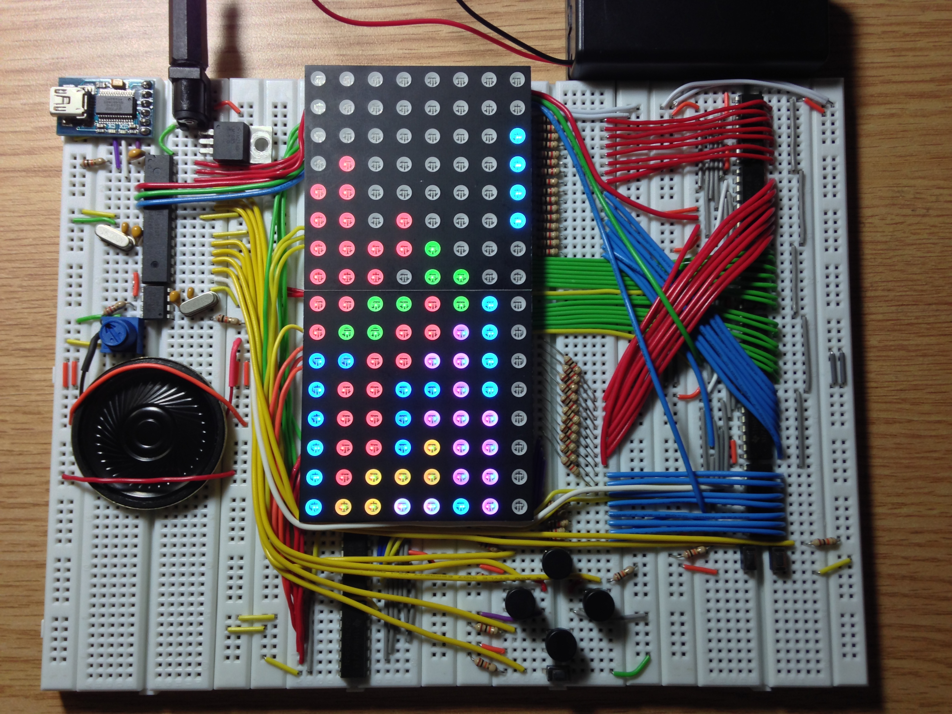 Breadboard Tetris Is Wire Artwork | Hackaday