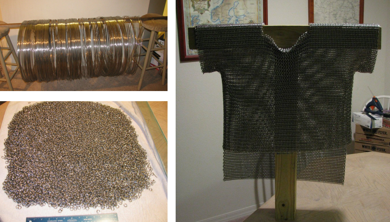 Handmade Stainless Steel Chainmail | Hackaday