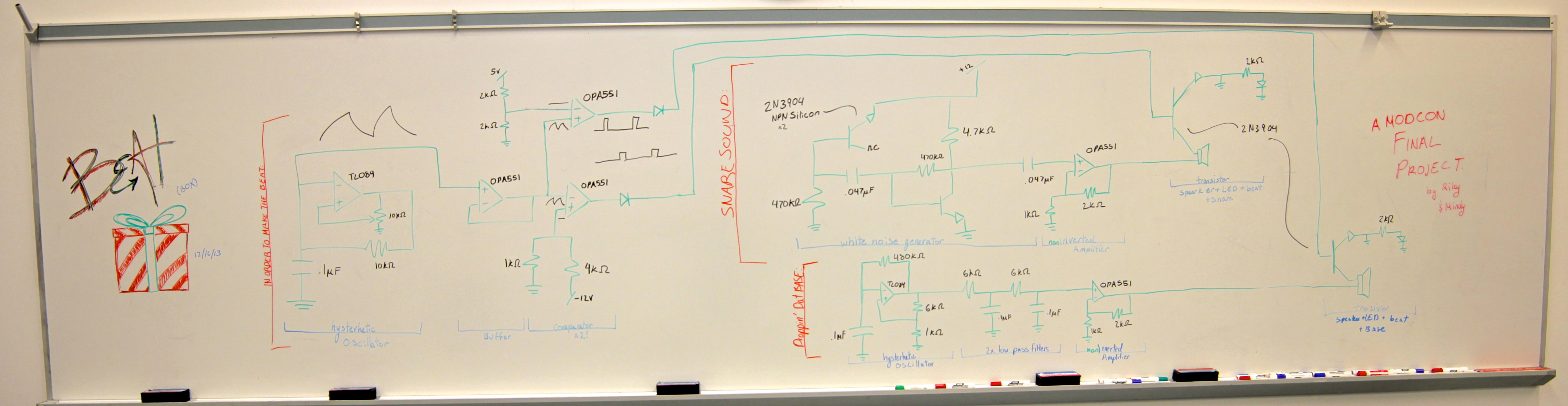 Drum Machine Schematic | Hackaday