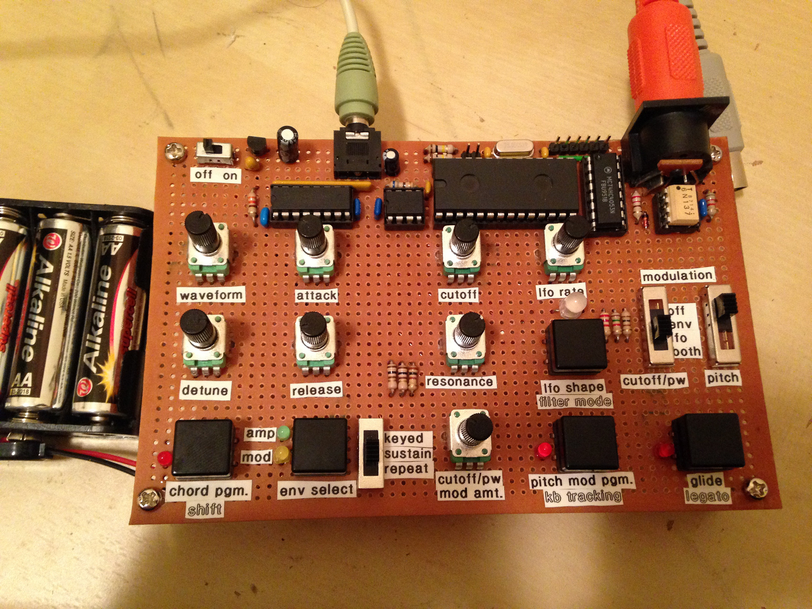 Making An Arm Powered Midi Synthesizer Hackaday 