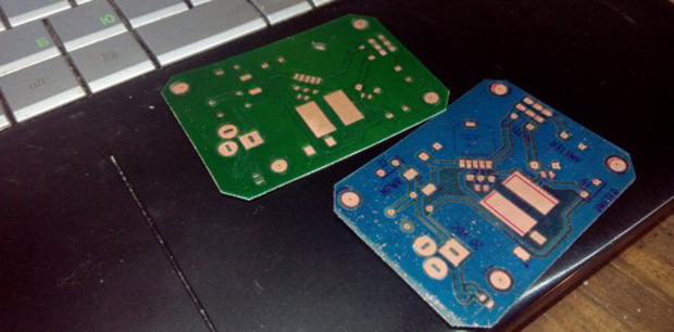 Toner Transfer PCBs, Double Sided, With Color Silkscreen | Hackaday