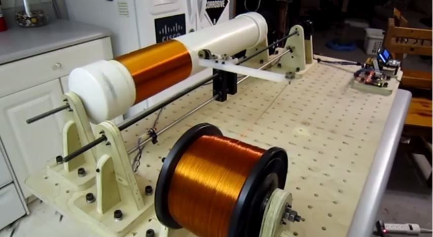 Tesla Coil Auto-Winder | Hackaday