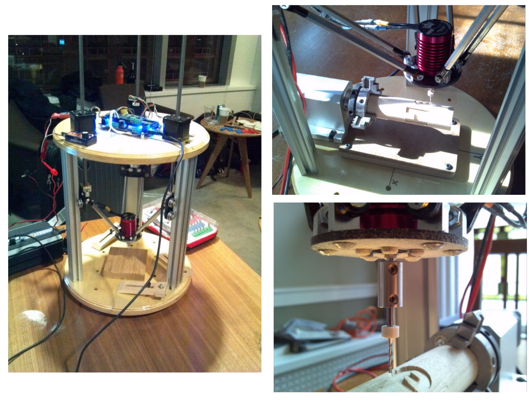 4 Axis Delta Router Says Hello World | Hackaday