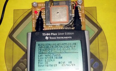 GPS For A Graphing Calculator | Hackaday