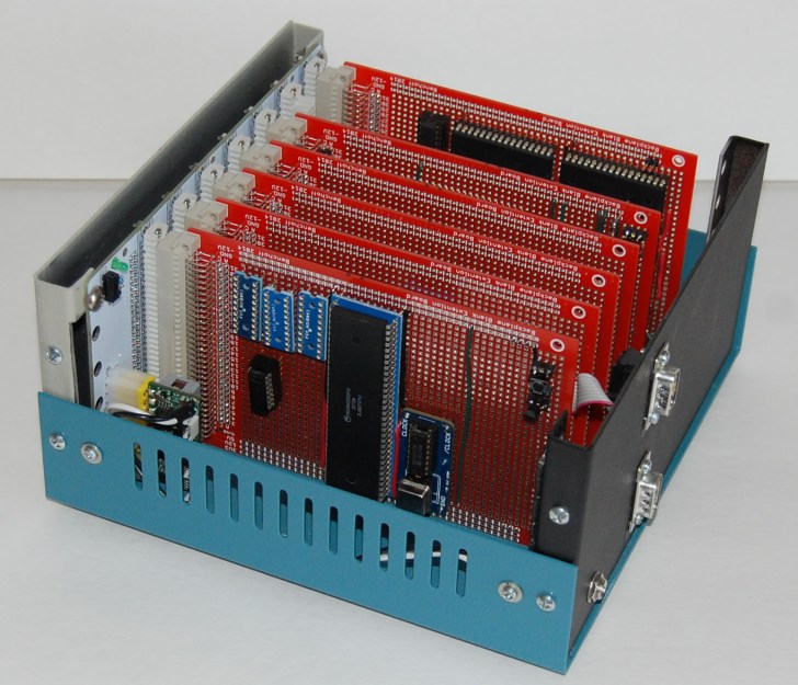 Hackaday 68k: Enclosure, Backplane, And Power | Hackaday