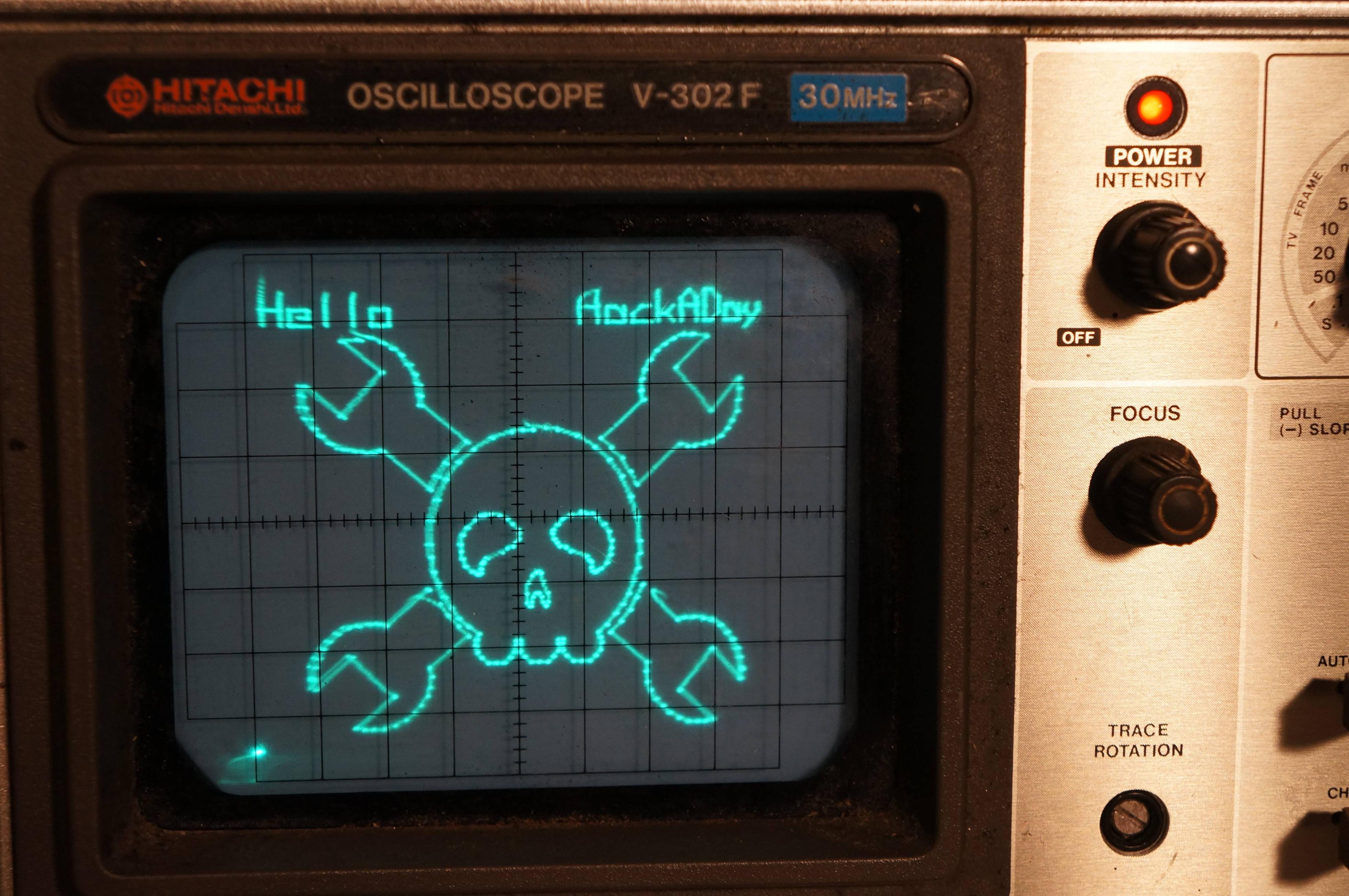 Vector Display Output On An Oscilliscope | Hackaday