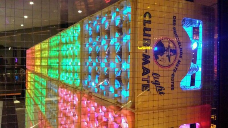 Massive LED Display Makes Use Of Reused Soda Bottles | Hackaday