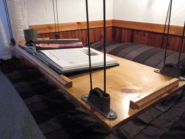 Hanging Table Makes Room For Activities | Hackaday